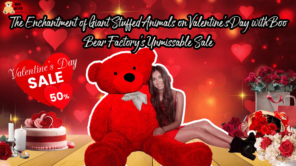 The Enchantment of Giant Stuffed Animals on Valentine's Day with Boo ...