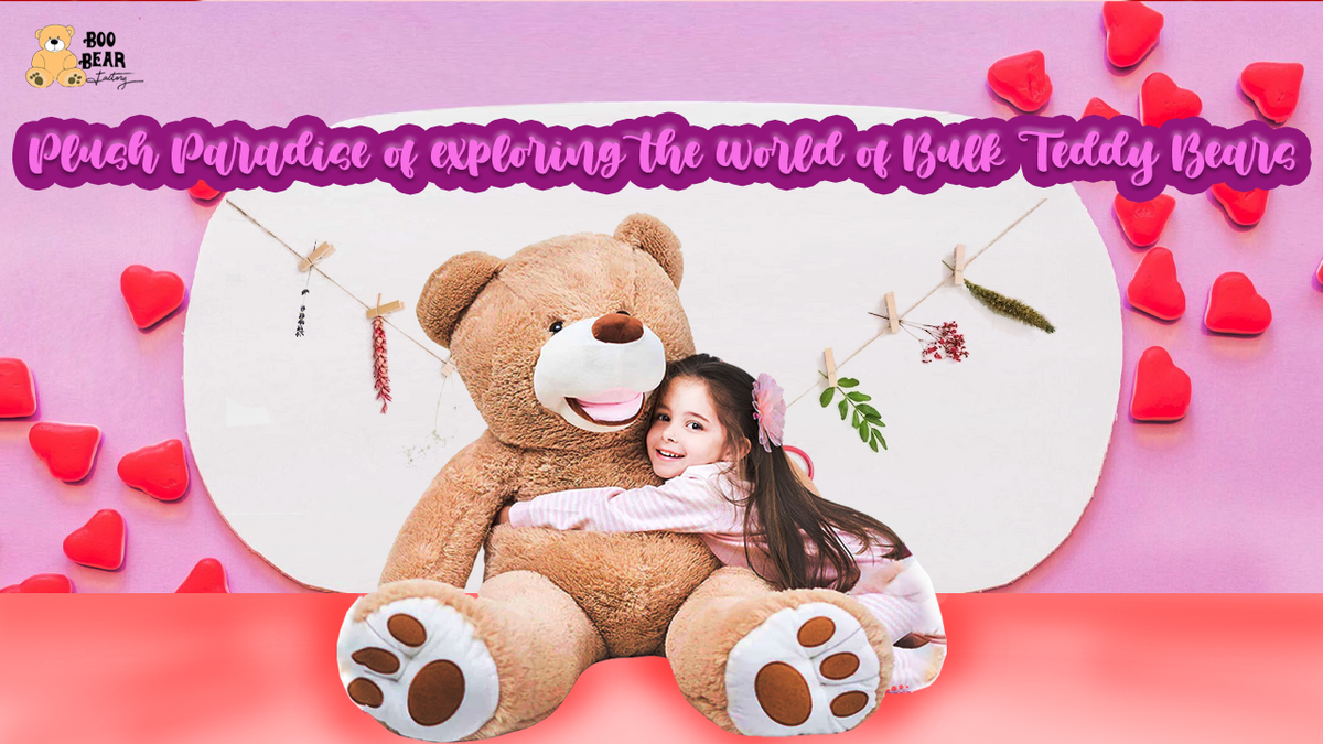 Plush Paradise of exploring the world of Bulk Teddy Bears - Boo Bear
