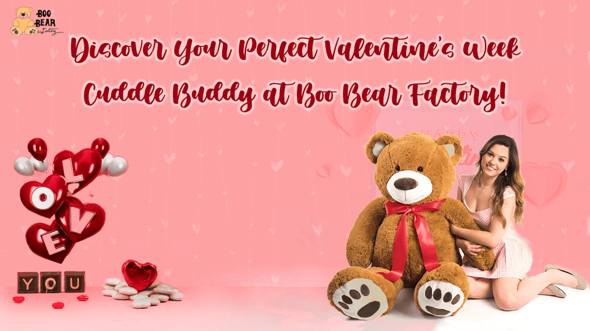 Perfect Valentine's Week Cuddle Buddy - Boo Bear Factory