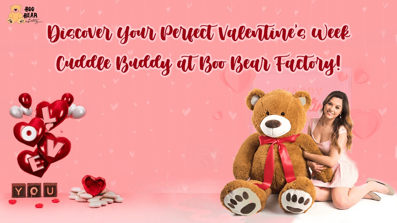 Perfect Valentine's Week Cuddle Buddy - Boo Bear Factory