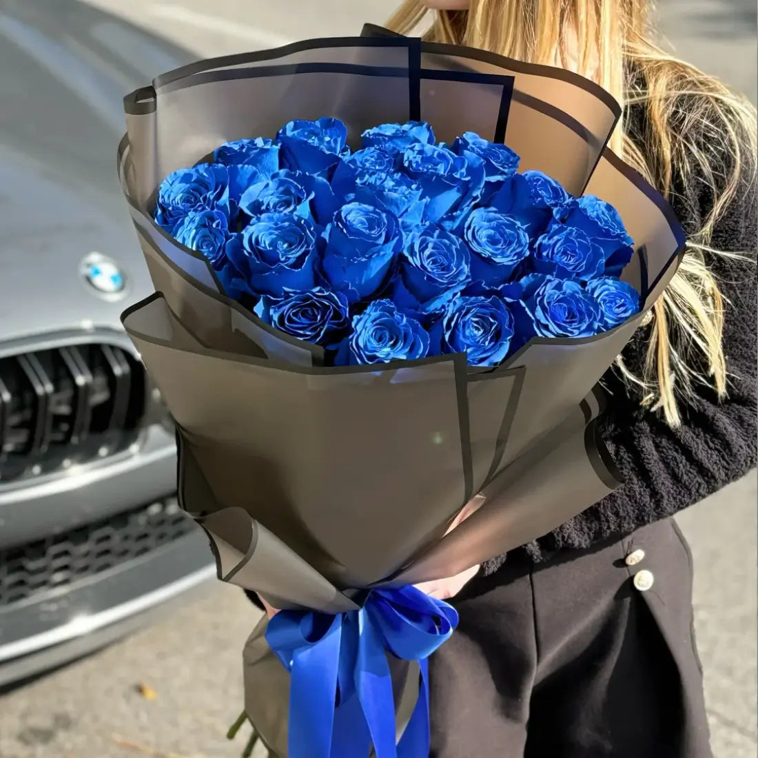 Blue Roses | Harvested Fresh, and Ready to Last - Boo Bear